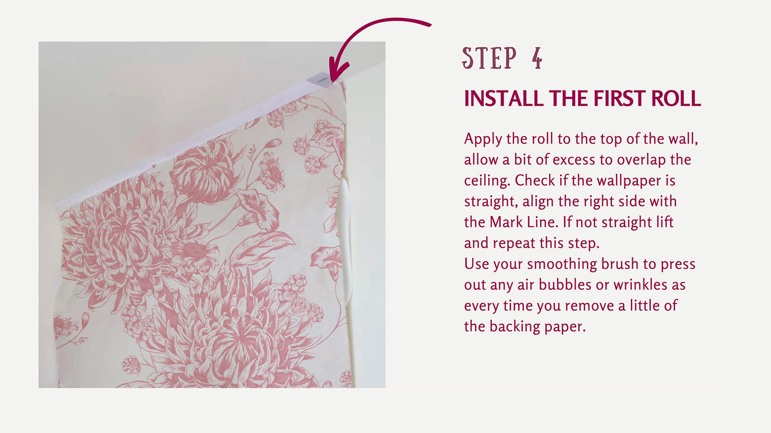 How to Install Peel and Stick Wallpaper 6 Steps of Clear Walkthrough