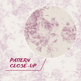 Purple Vintage Floral Toile French Country Peel and Stick Wallpaper ...