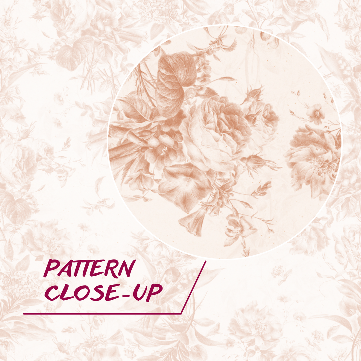 Beige Toile Peel and Stick Wallpaper French Country Style Vintage Floral